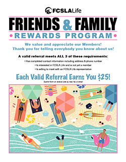 Friends & Family Rewards Program - FCSLA Life